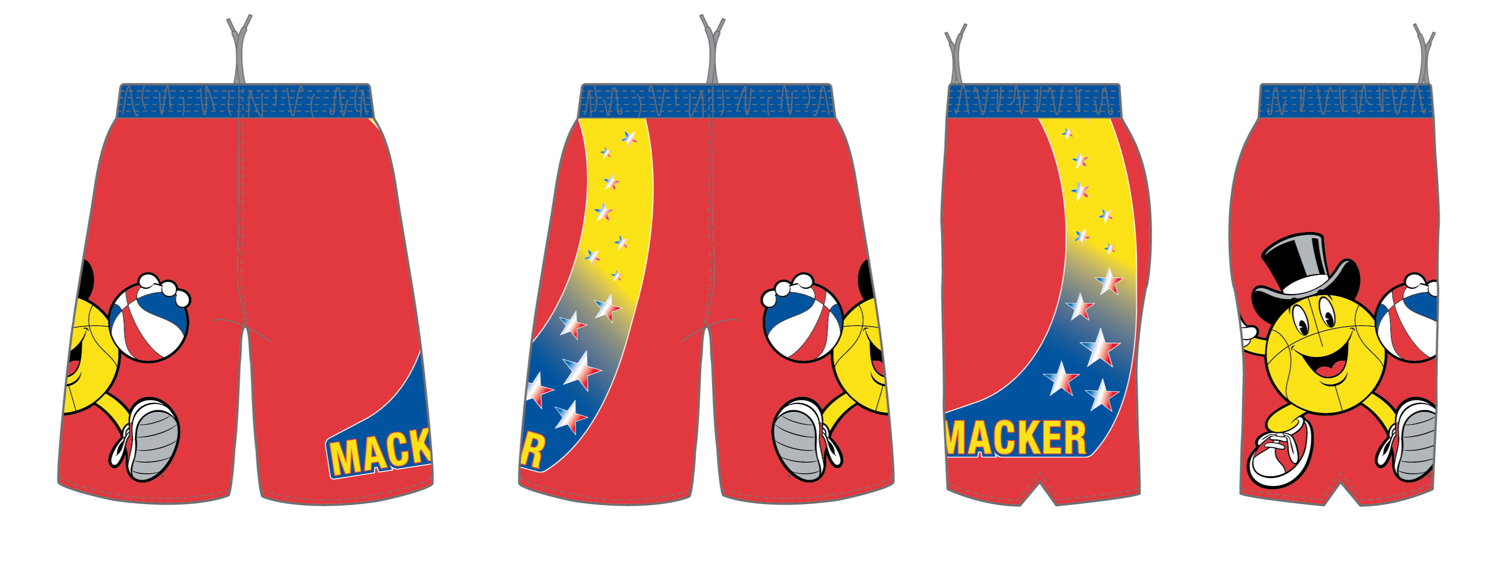 Macker Philly Smileyman Pocketed Short – Shirts & Skins, Inc.